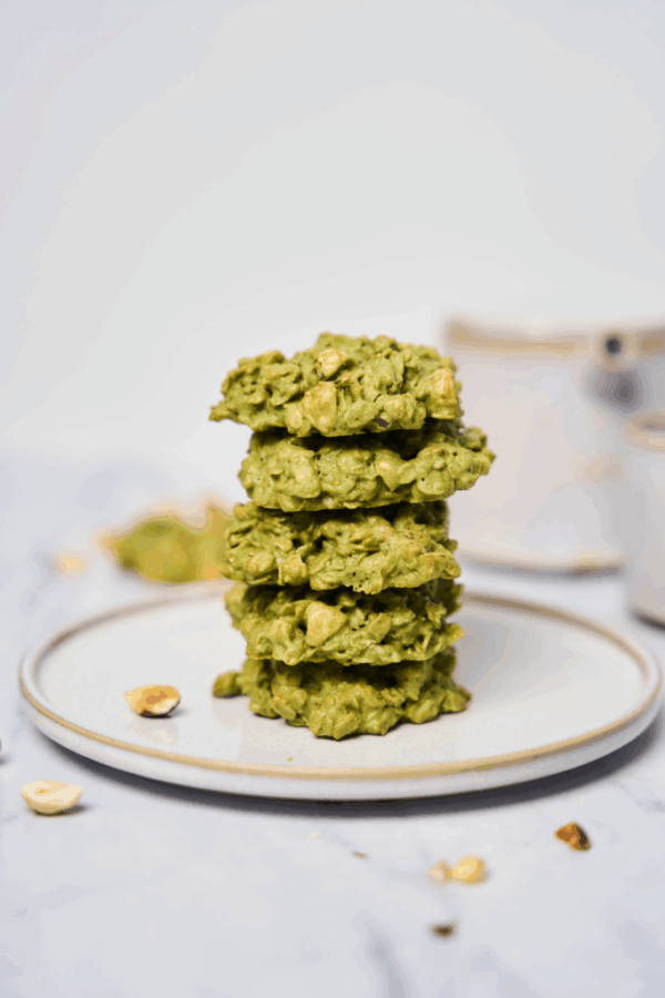 Oat biscuits with matcha - Moya Matcha
